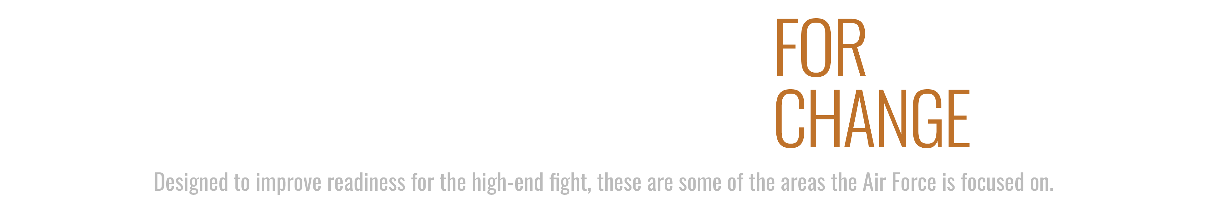 BLUE: The Call to Change